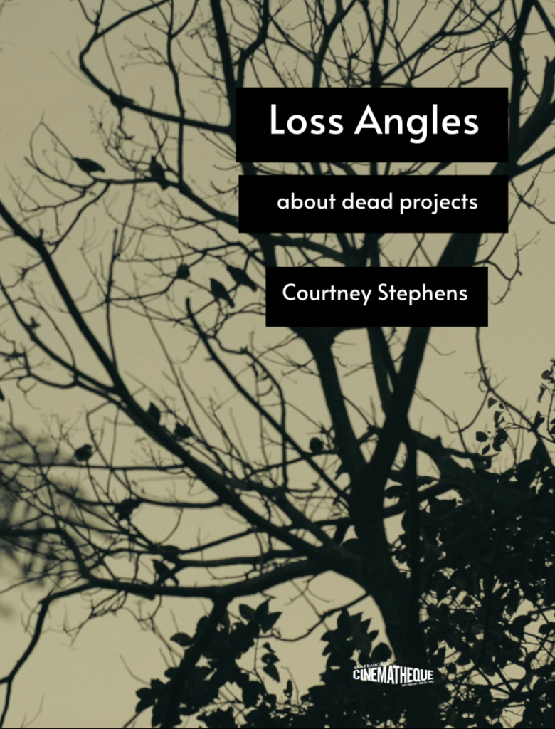 Loss Angles About Dead Projects Sfcinematheque 5111